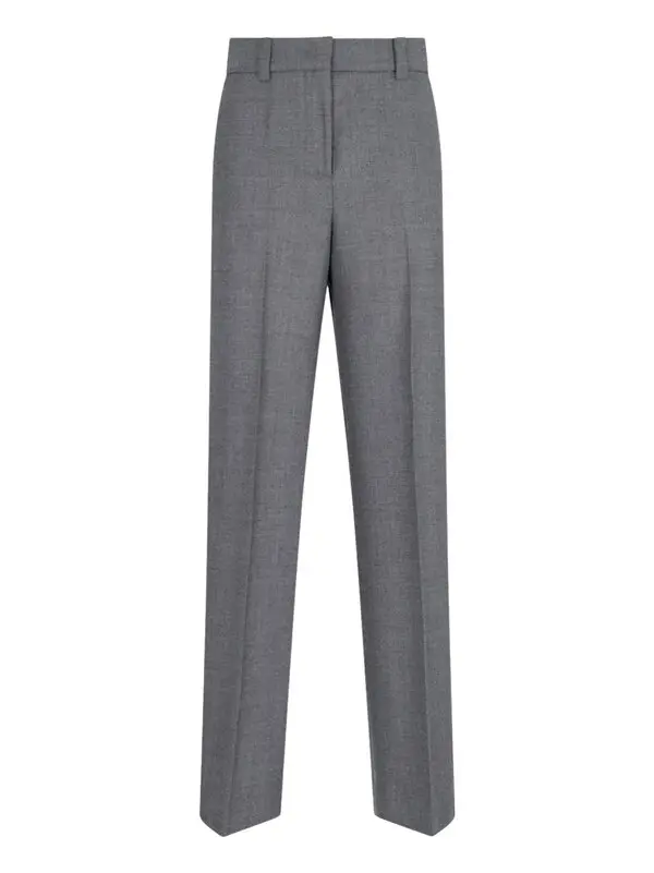 Incotex Pressed-crease Tailored Trousers - Grey