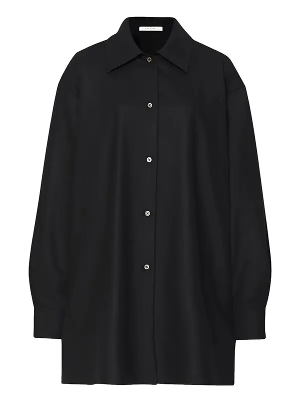 THE ROW Komako Shirt - Black