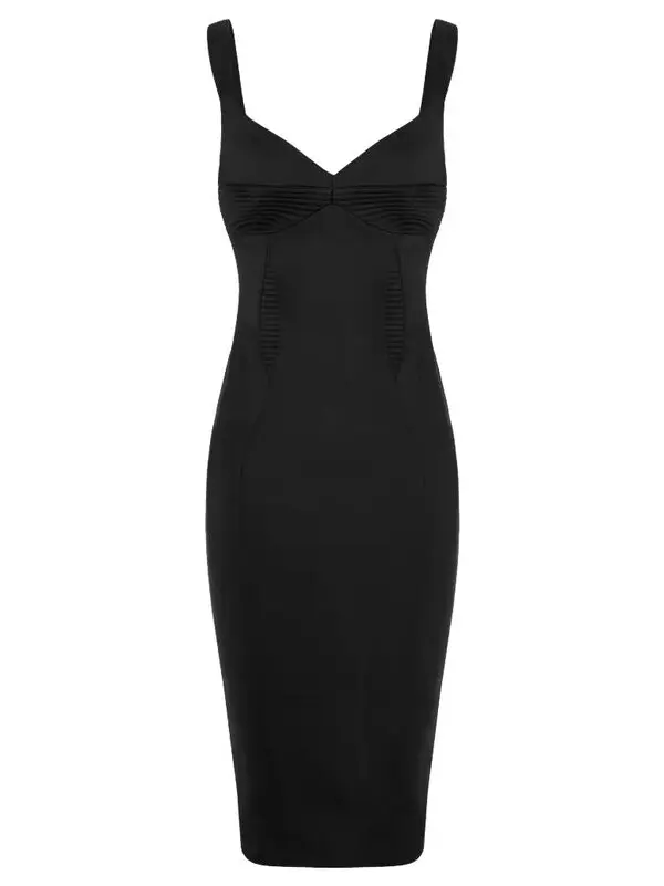 MURMUR Haze Midi Dress - Black