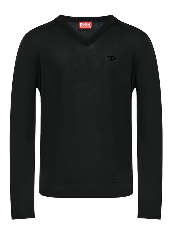 DIESEL® K-verim Pullover Sweater - Black