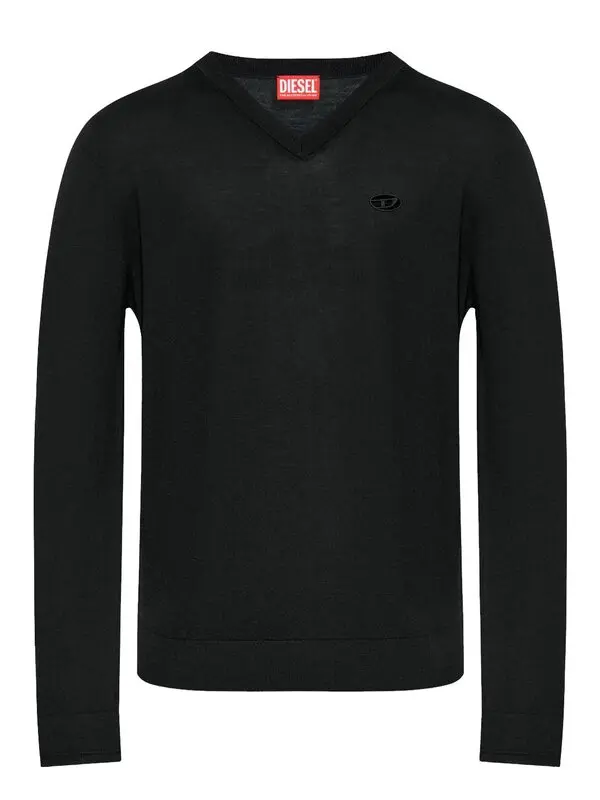 DIESEL® K-verim Pullover Sweater - Black