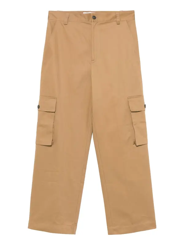 Maison Kitsuné Cotton Cargo Pants - Neutrals