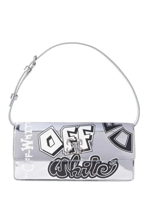 Off-White Jitney 1.0 Shoulder Bag - Silver