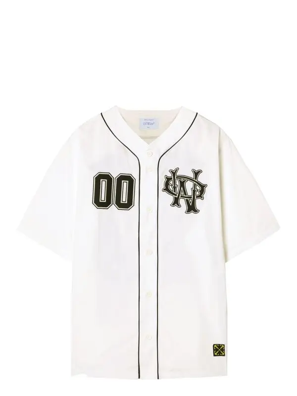 Off-White 00 Baseball Shirt - White