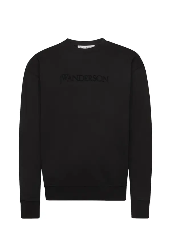JW Anderson Logo-embroidered Sweatshirt - Black