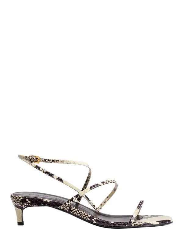 Khaite - Loop Kitten Heel Sandals