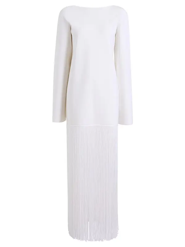 Khaite - Khaite Paley Fringed Dress