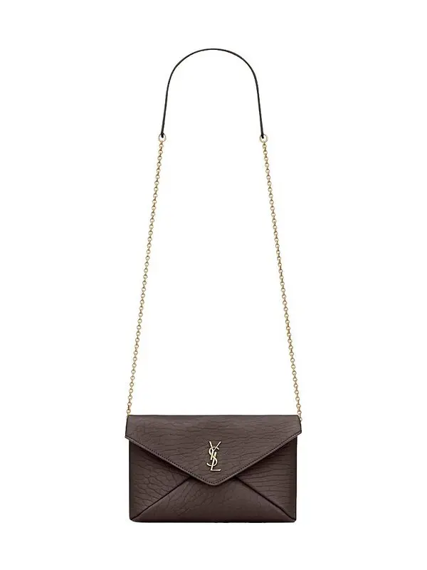Saint Laurent Cassandre Chain Pouch - Santal