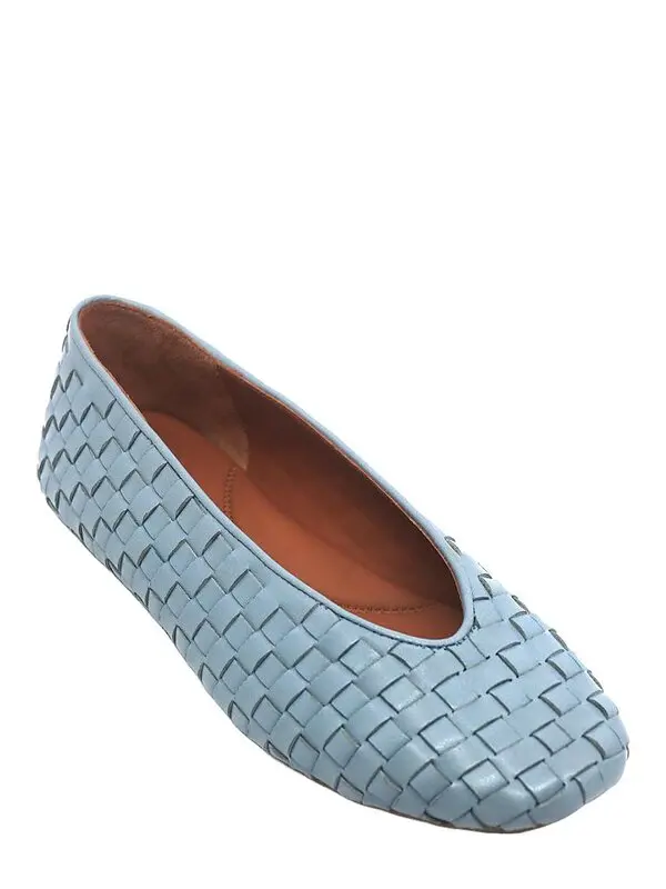 KENNETH COLE Willow Woven Flats - Ashley Blue