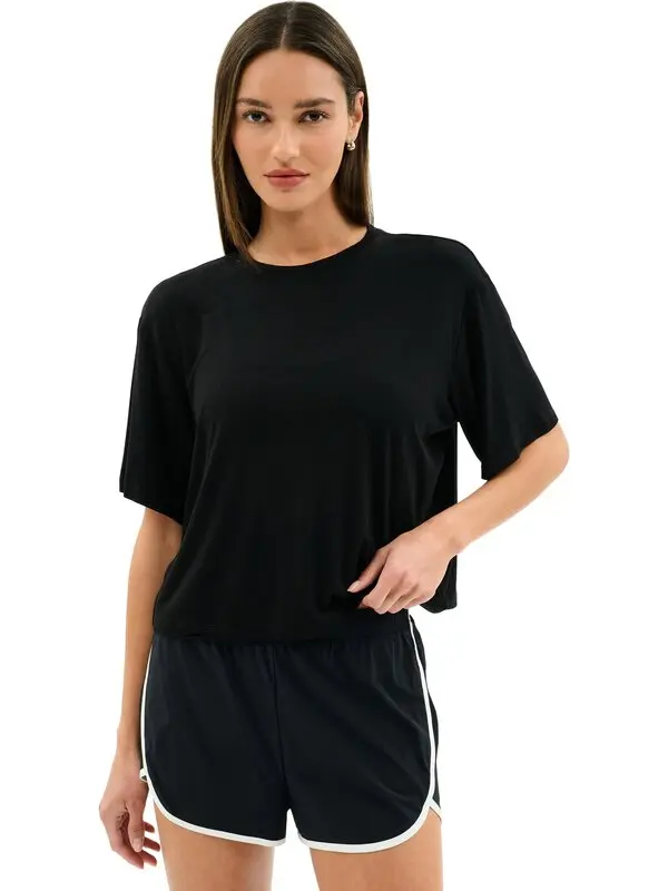 Splits59 Djuna Oversized Jersey Tee - Black
