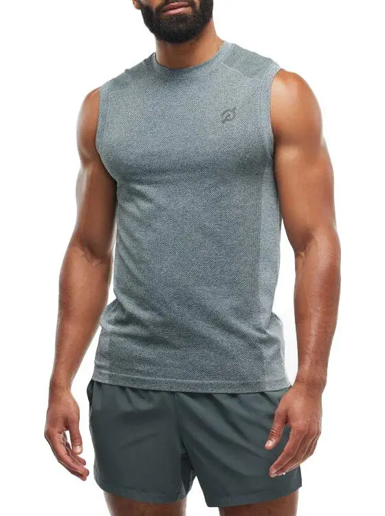 PELOTON Seamless Muscle Tank - Urban Green