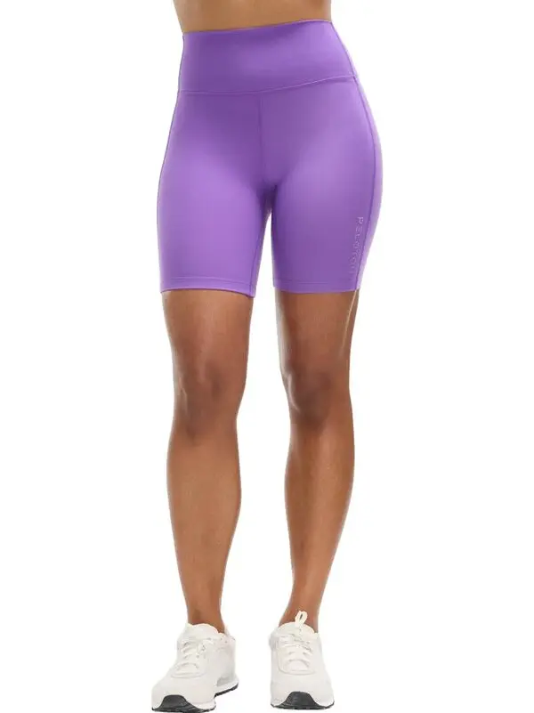 PELOTON Cadent 7" High Rise Pocket Bike Short - Bright Purple