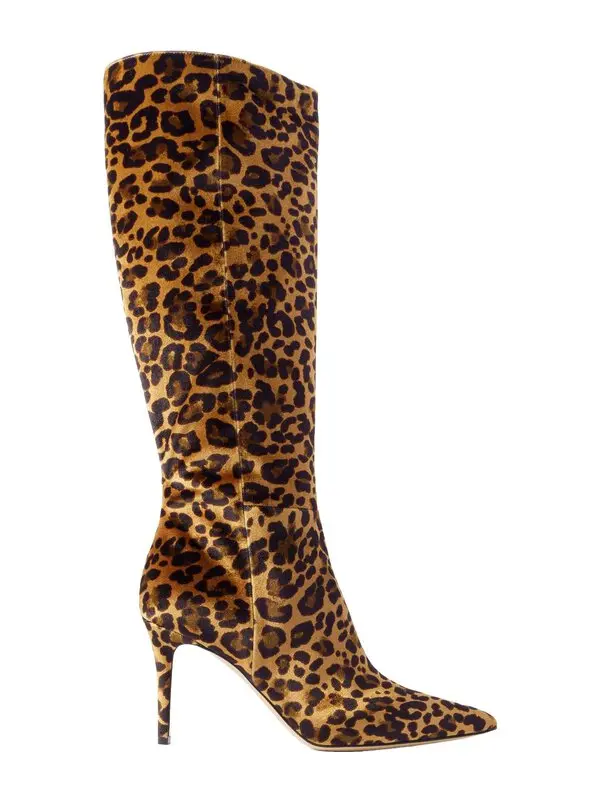 GIANVITO ROSSI Knee Boots - Animal Print