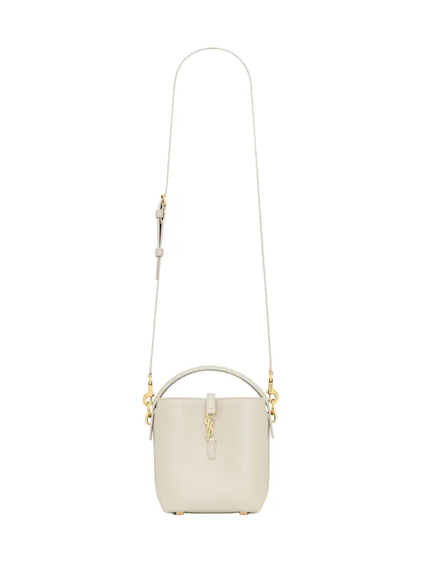 Saint Laurent Le 37 Mini Bucket Bag - White