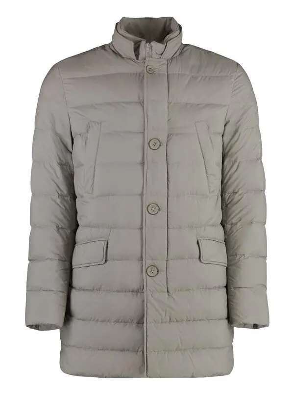 Herno Techno-nylon Down Jacket - Grey