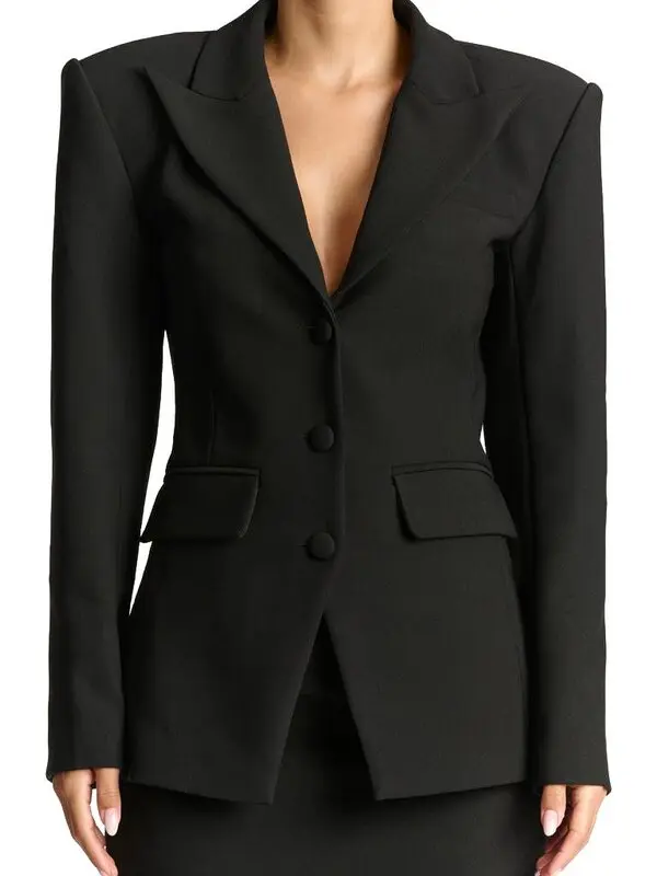 Naked Wardrobe Fitted Blazer - Black