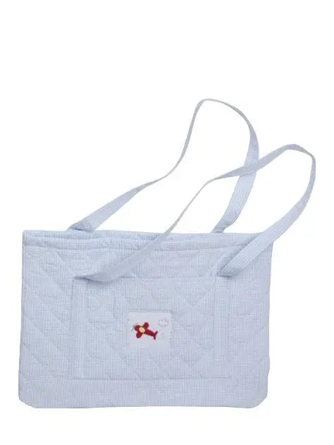 LITTLE ENGLISH Quilted Tote - Airplane