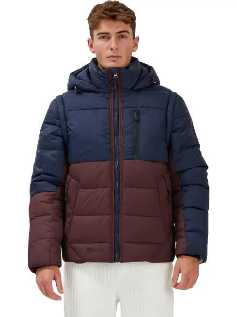 POINT ZERO Dallmann Midweight Puffer Jacket - Bordo