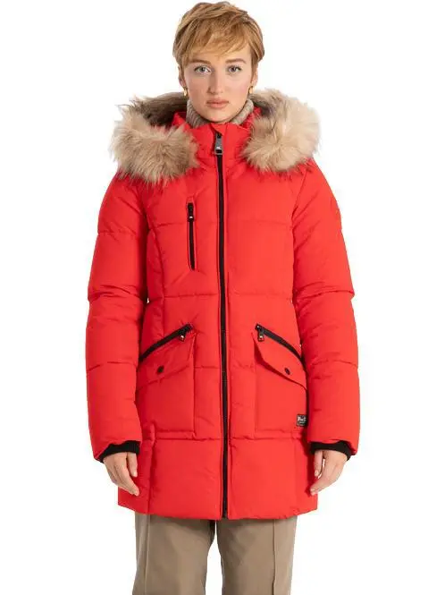 POINT ZERO Khione Parka - Red