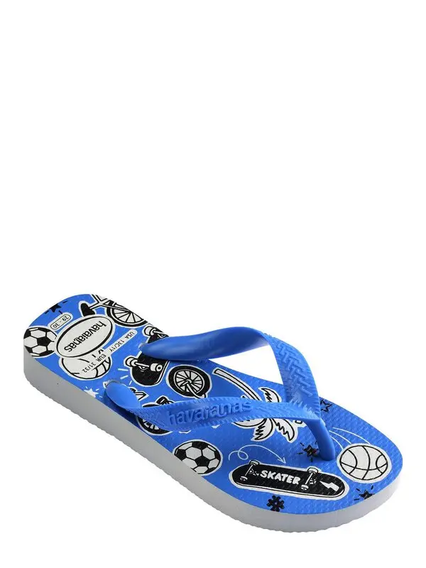 Havaianas Printed Flip-flops - White/blue