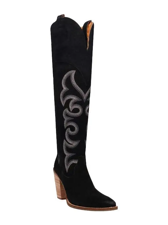 DINGO Primadonna Over-the-knee Boots - Black