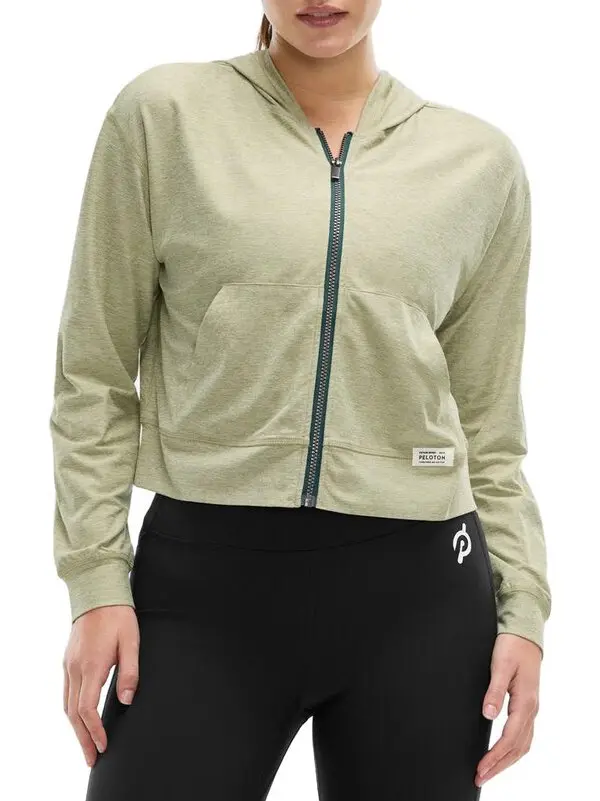 PELOTON Dreamblend Full-zip Sweatshirt - Pine