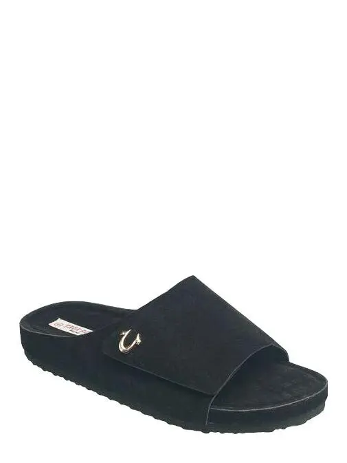 True Religion Billy Velcro Strap Sandal - Black