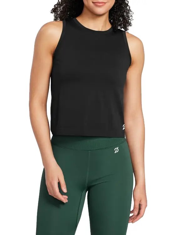 PELOTON Seamless Muscle Tank Top - Black