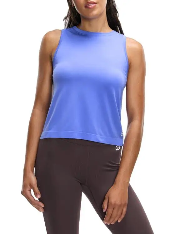 PELOTON Seamless Muscle Tank - Periwinkle Blue