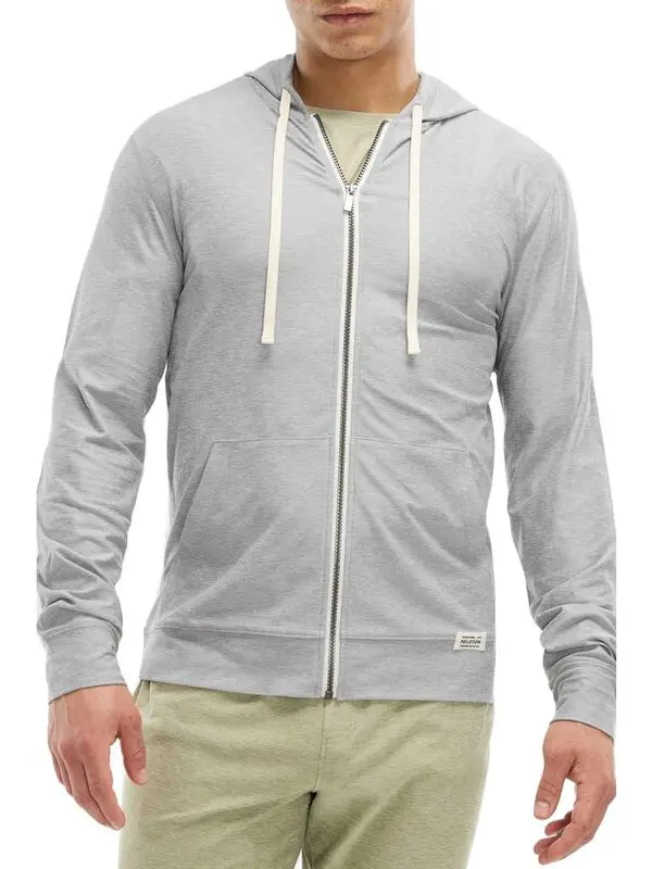 PELOTON Dreamblend Full Zip Hoodie - Light Heather Grey