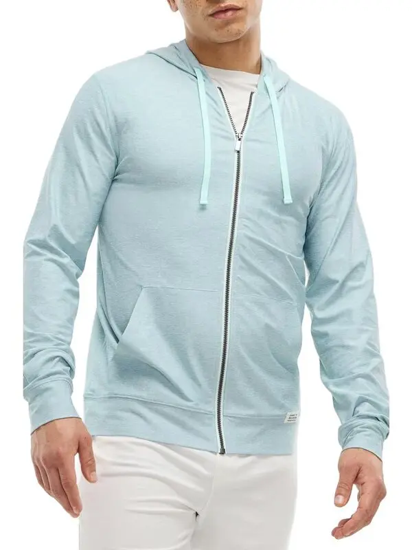 PELOTON Dreamblend Full Zip Hoodie - Soft Blue