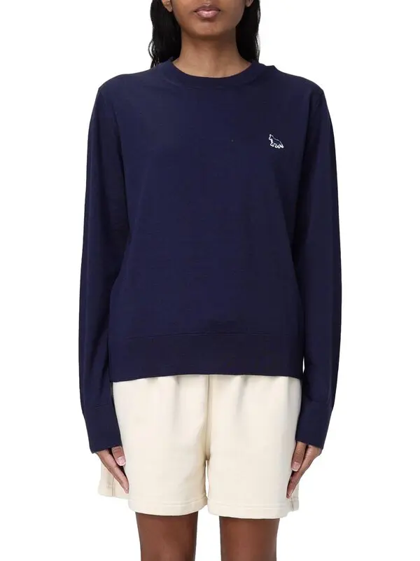 Maison Kitsuné Crew Neck Sweater - Blue