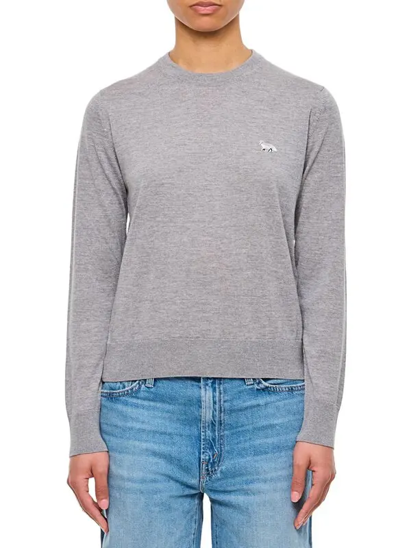 Maison Kitsuné Crew Neck Sweater - Grey