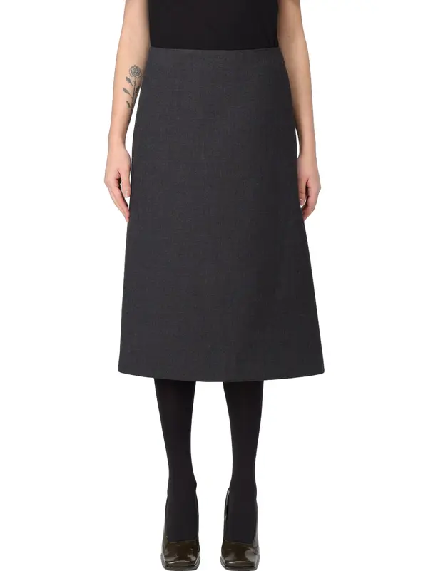 JIL SANDER A-line Skirt - Charcoal
