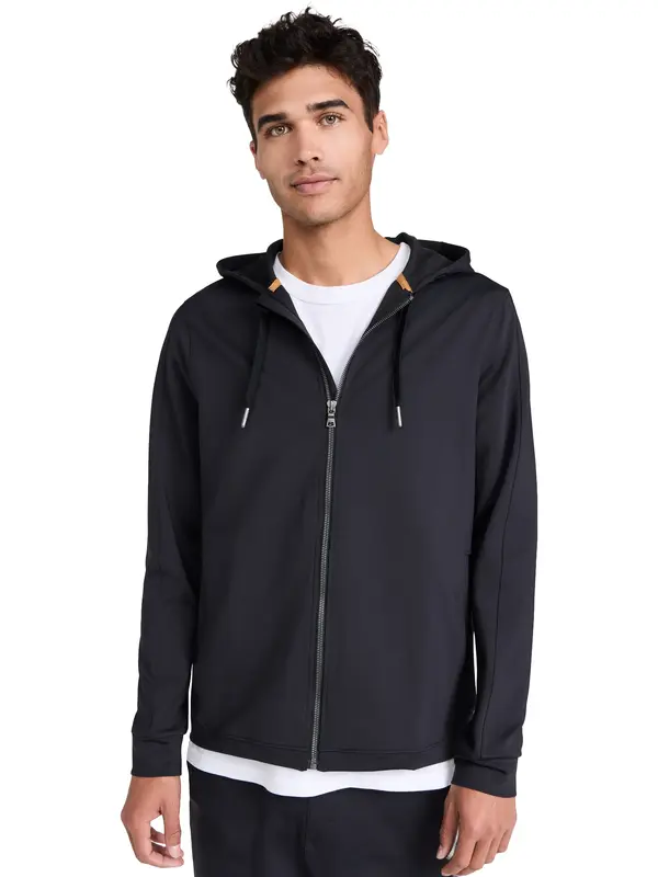 RHONE Spar Full Zip Hoodie V2 - Black