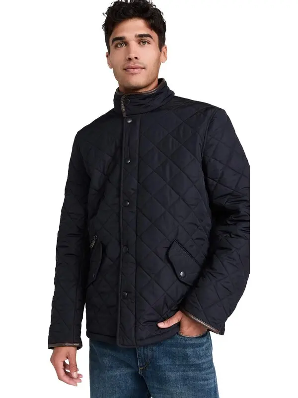 Barbour Powell Quilted Jacket - Navy