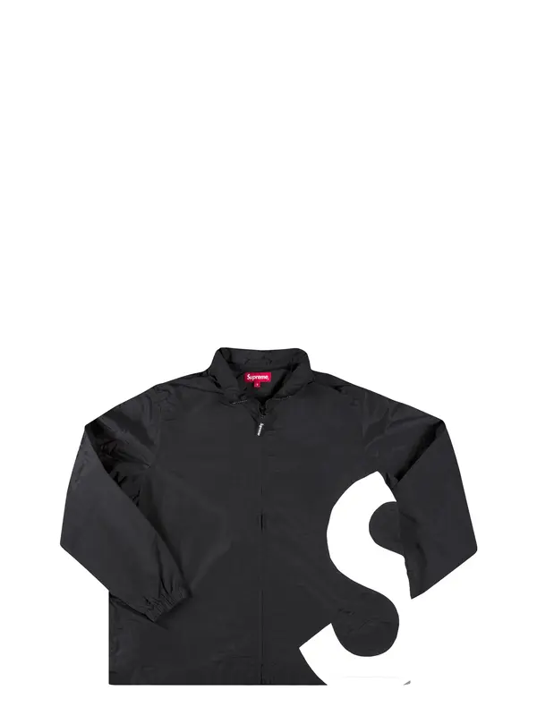 Supreme Logo Track Jacket - Black