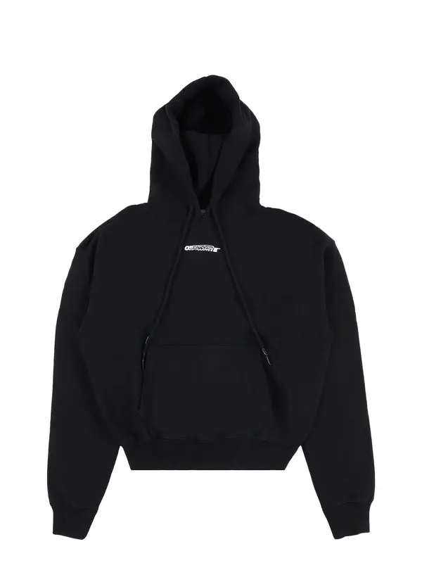 Off-White Barrel Worker Over Hoodie - Black