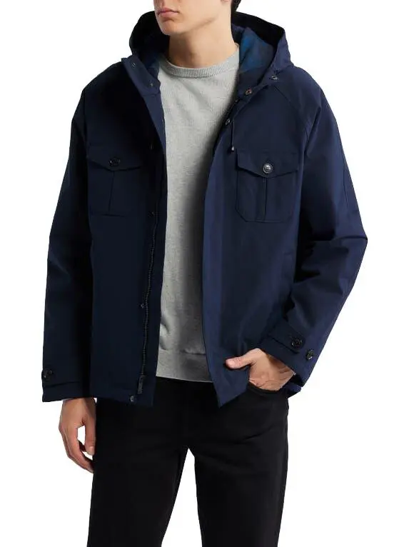 Pendleton Depoe Bay Hooded Rain Jacket - Midnight