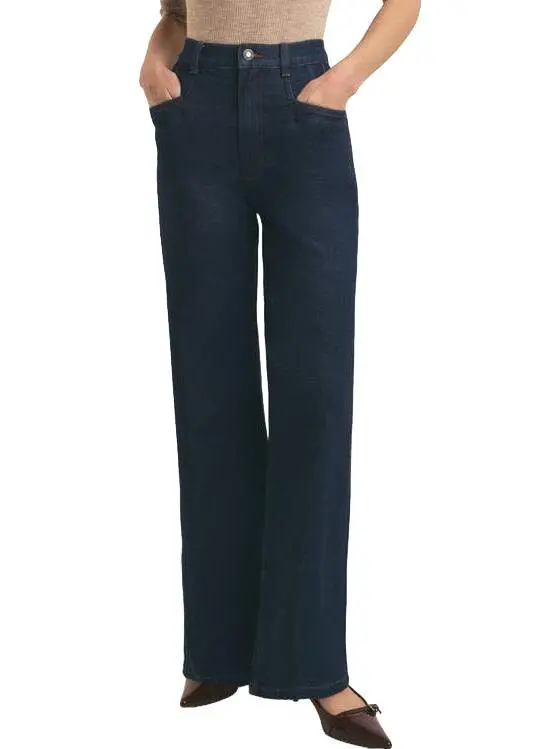 FAVORITE DAUGHTER The Jordie High-waist Wide-leg Jeans - Pepper
