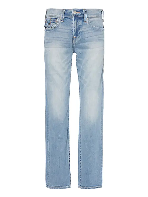 True Religion Ricky Straight-leg Relaxed-fit Stretch-denim Jeans - Brilliant Med Wash