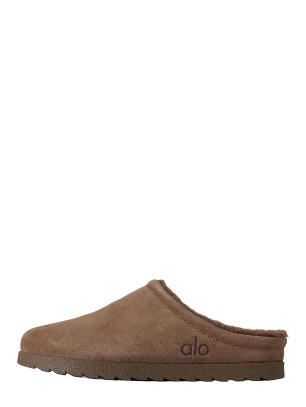 Alo Yoga Recovery Slipper Shoes - Java Brown