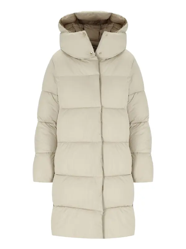 SAVE THE DUCK Sibyl Hooded Padded Jacket - Beige