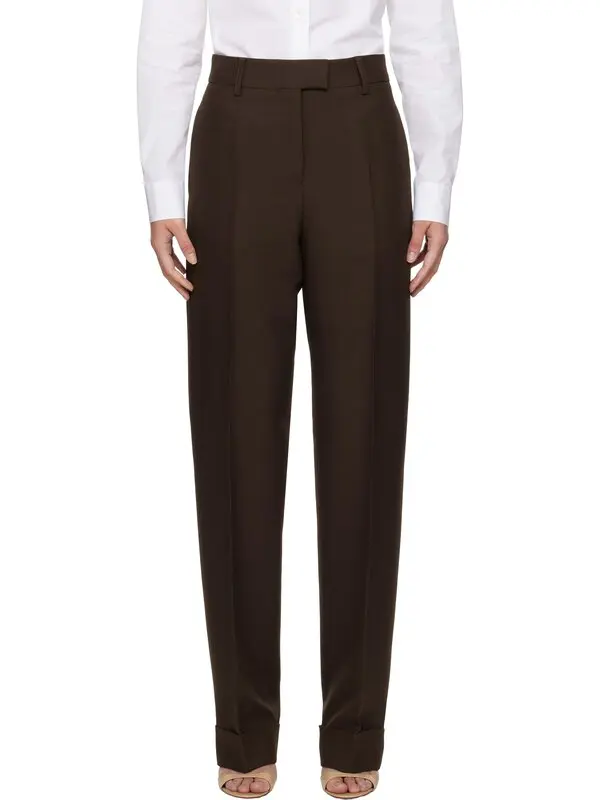 FERRAGAMO - Ferragamo Turn Up Trousers