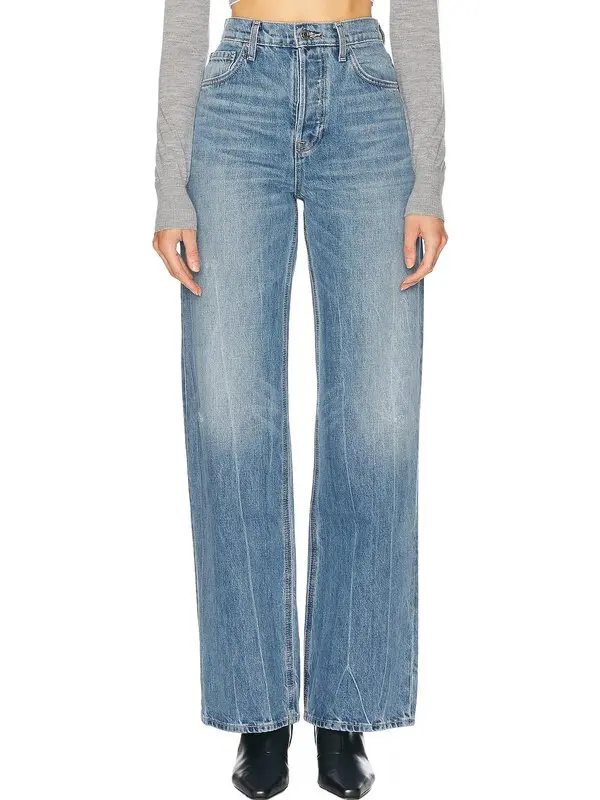 GRLFRND Brooklyn High Rise Straight Jeans - Breckenridge
