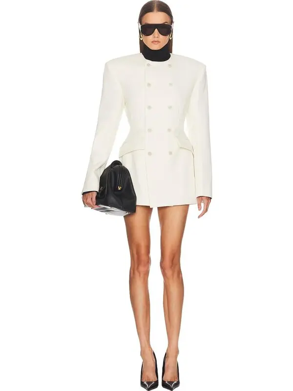 Wardrobe.NYC Rhw Blazer Dress - Ivory
