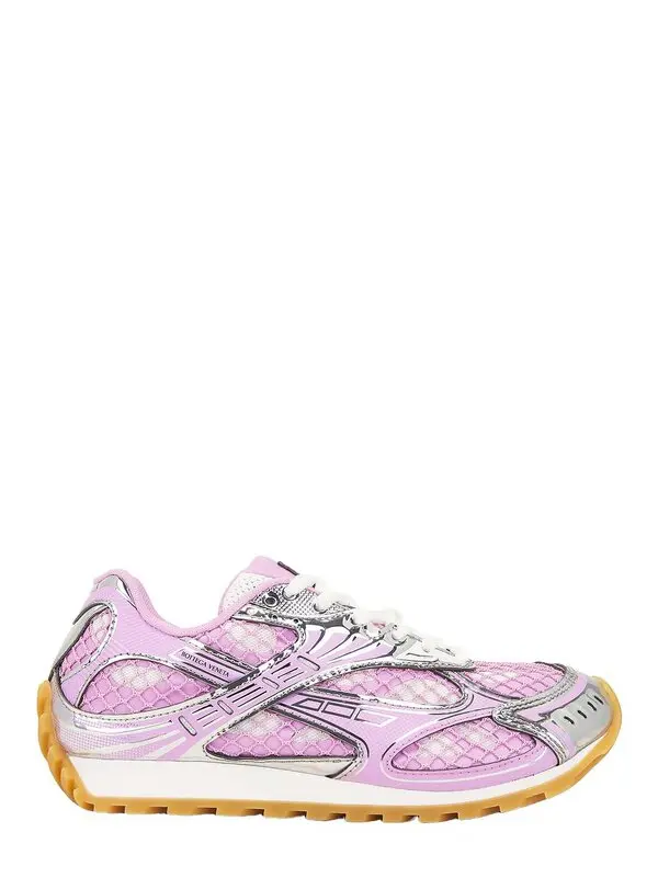 Bottega Veneta Orbit Sneakers - Gloss & Silver