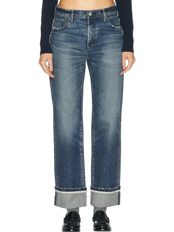 Moussy Vintage Sumterville Straight Jeans - Blue
