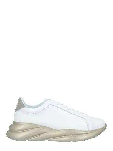 RUCOLINE Leather Chunky Sneakers - White