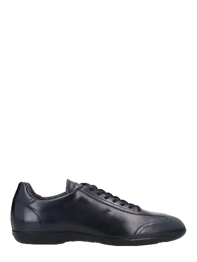 Santoni Leather Sneakers - Blue